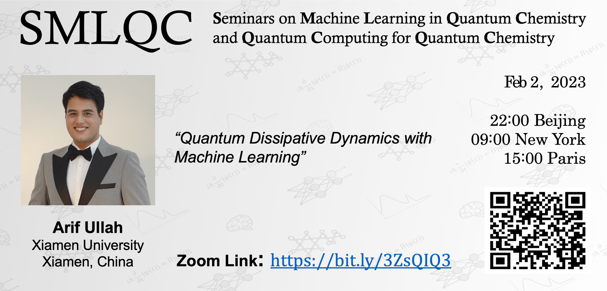 Seminars on Machine Learning in Quantum Chemistry and Quantum Computing for Quantum Chemistry ...